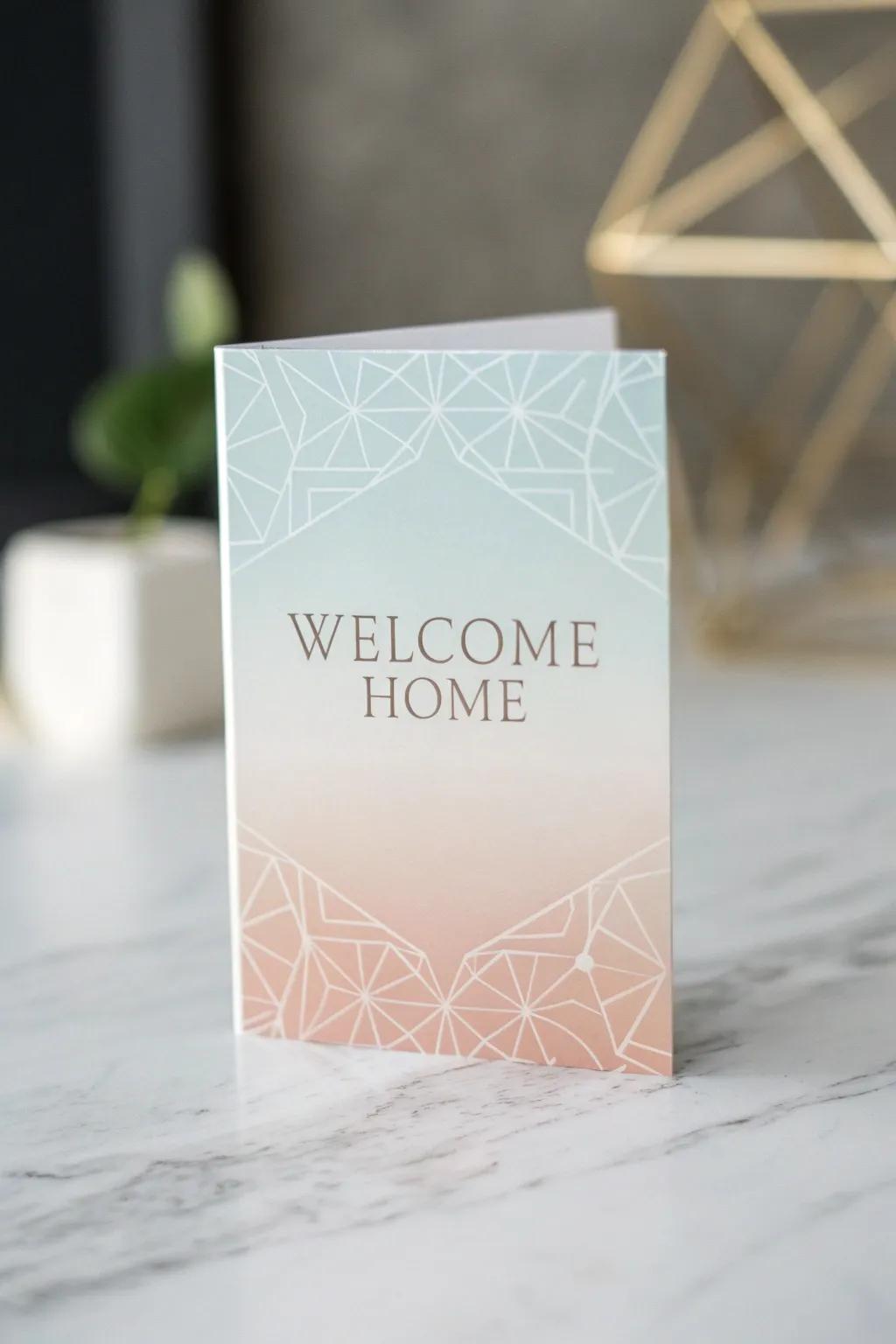 Heartfelt Card Ideas for Housewarming - Light and Layer