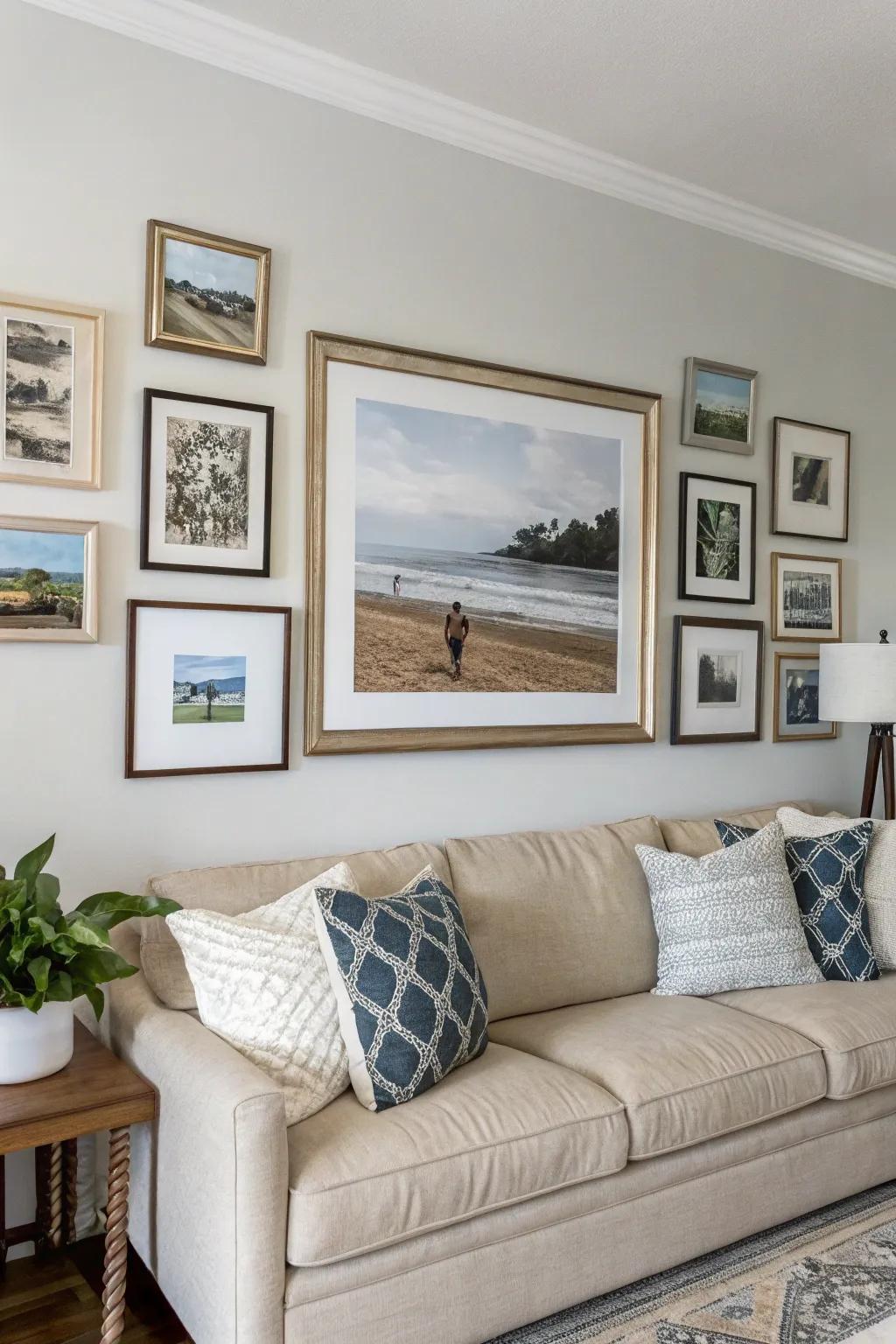 Fresh Ideas for Displaying Pictures at Home - Light and Layer