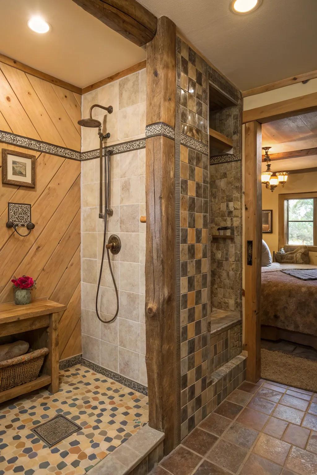 Stunning Rustic Tile Shower Designs to Elevate Your Bathroom - Light ...