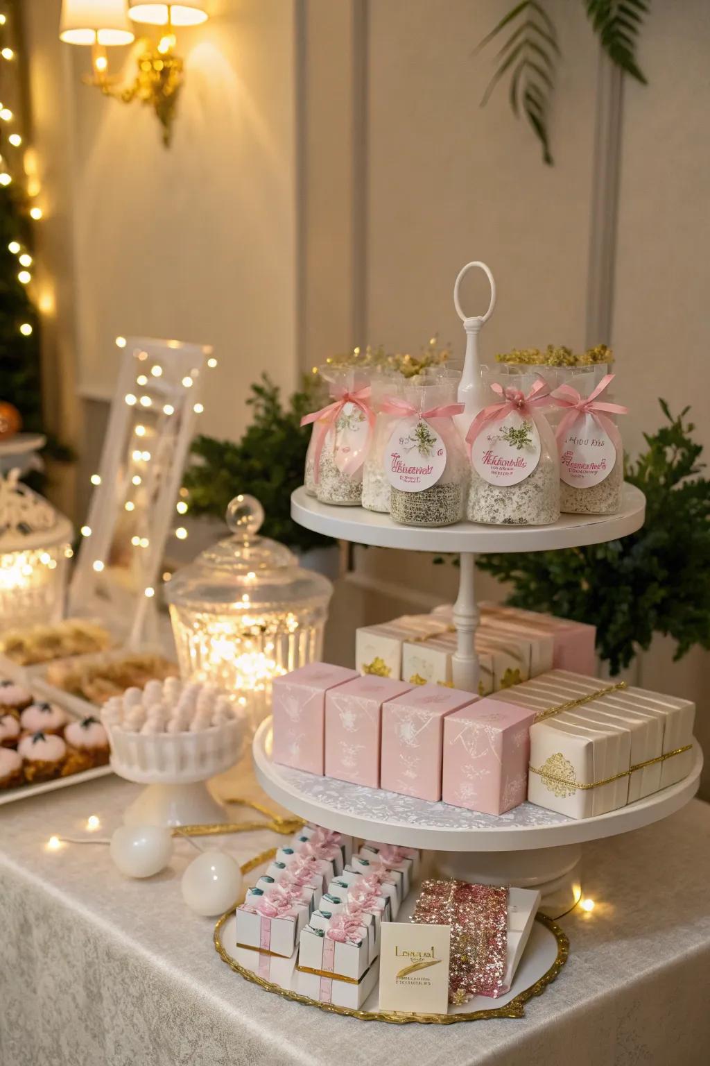 Unique Ideas to Elevate Your Favor Table - Light and Layer