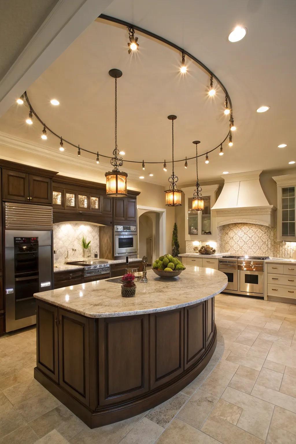 Modern Track Lighting Designs for Contemporary Kitchens - Light and Layer