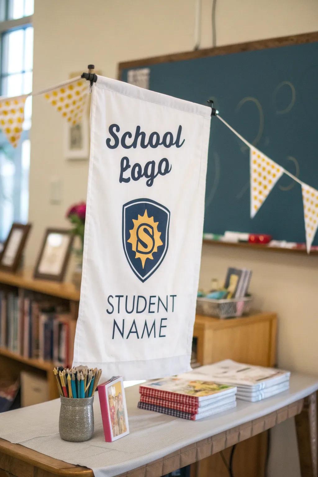 High School Signing Table Design Ideas - Light and Layer