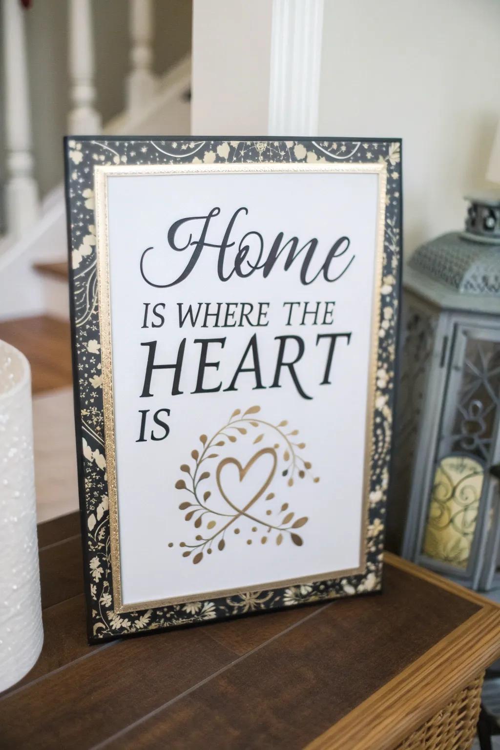 Heartfelt Card Ideas for Housewarming - Light and Layer