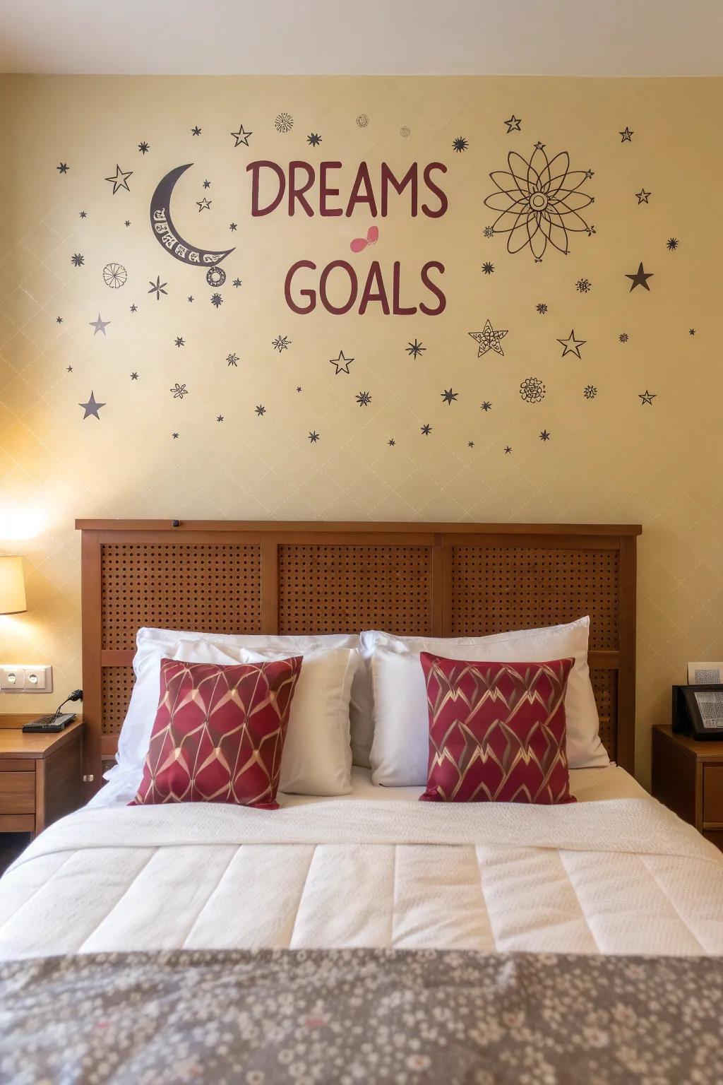 Creative Wall Decals to Transform Your Bedroom - Light and Layer
