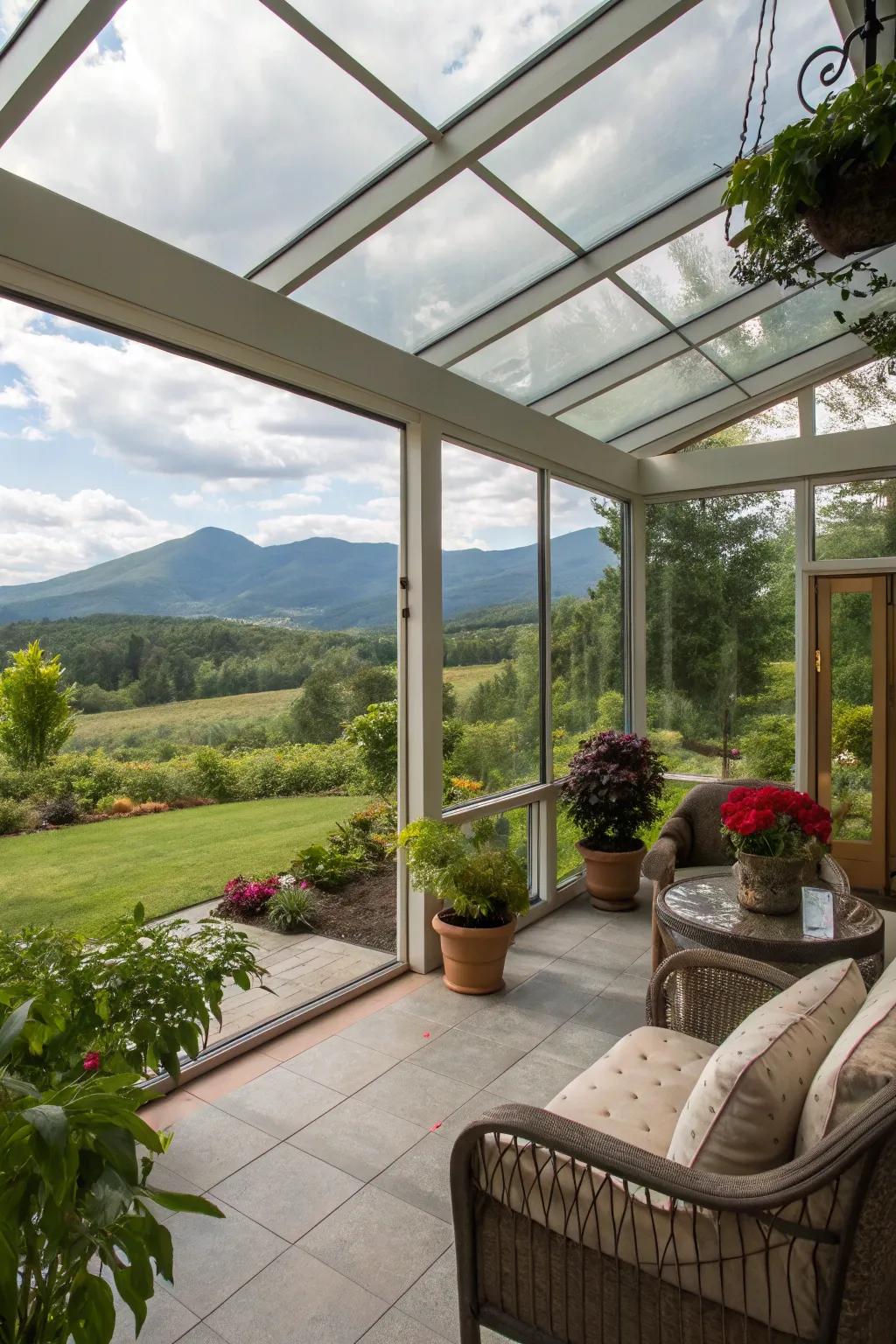 Stylish Porch Enclosure Design Solutions - Light and Layer