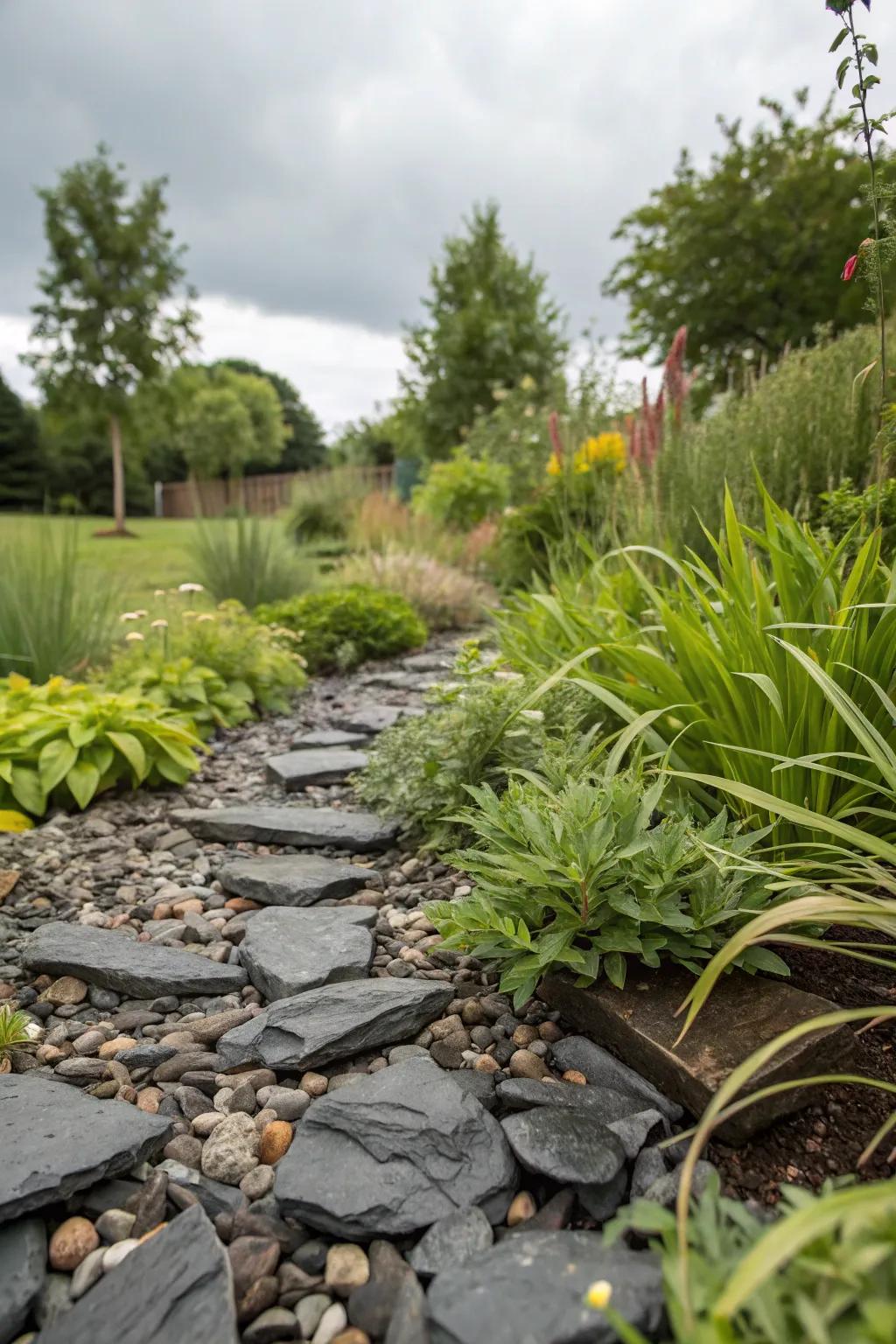 Innovative Garden Projects Using Slate Chippings - Light and Layer
