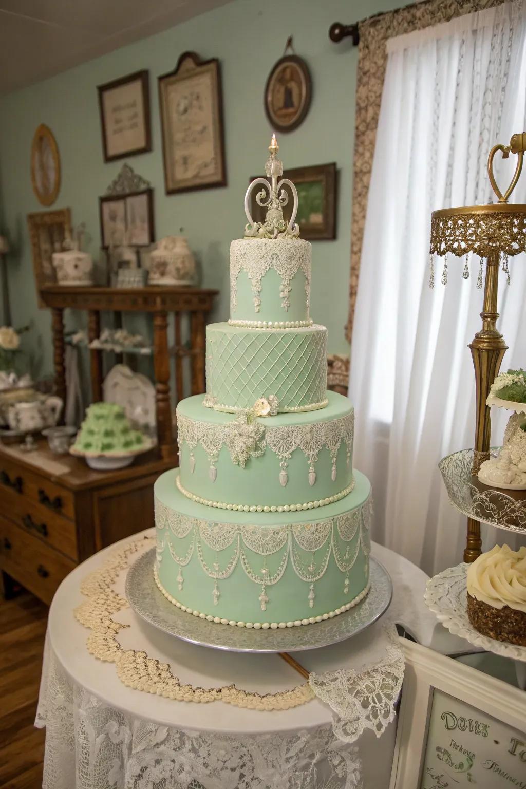 Creative Green Cake Ideas to Brighten Your Party - Light and Layer