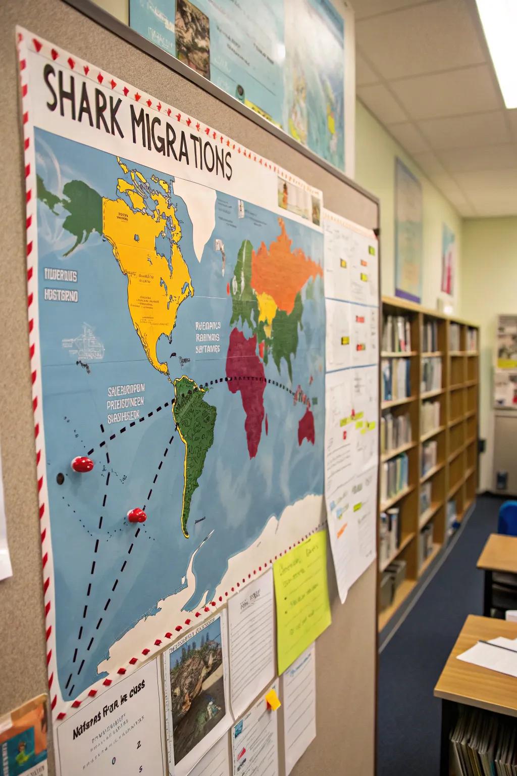 Inspiring Shark-Themed Bulletin Board Displays - Light and Layer