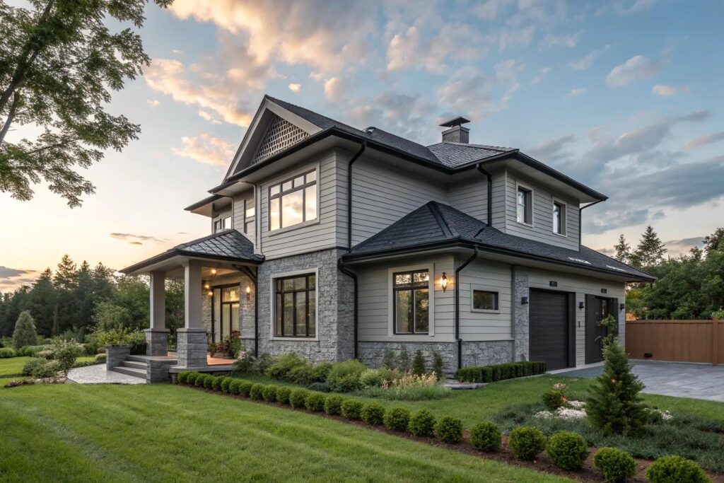 18+ Inspiring Grey Exterior House Color Ideas