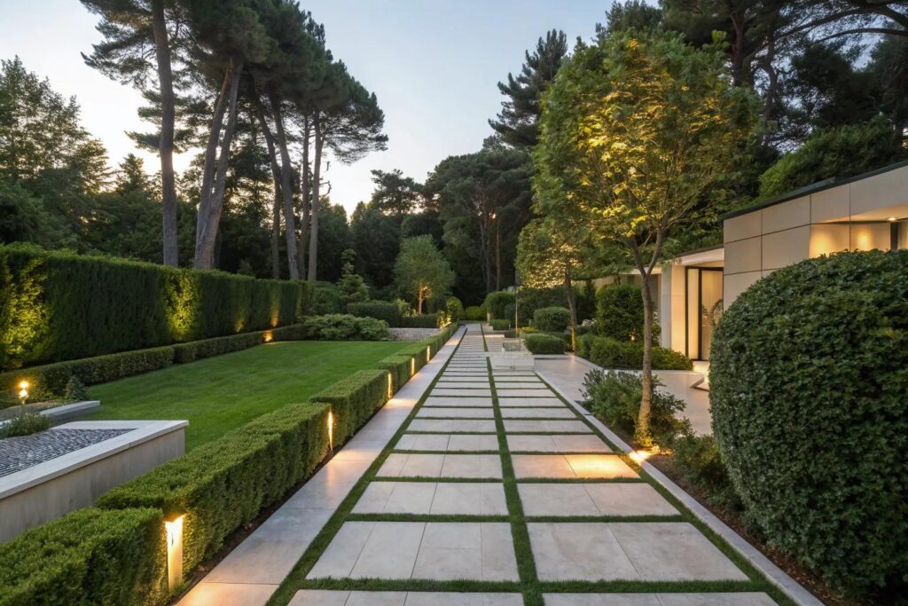 21+ Modern Outdoor & Garden Path Ideas