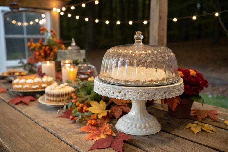 15+ Creative Cake Stand with Dome Decorating Ideas
