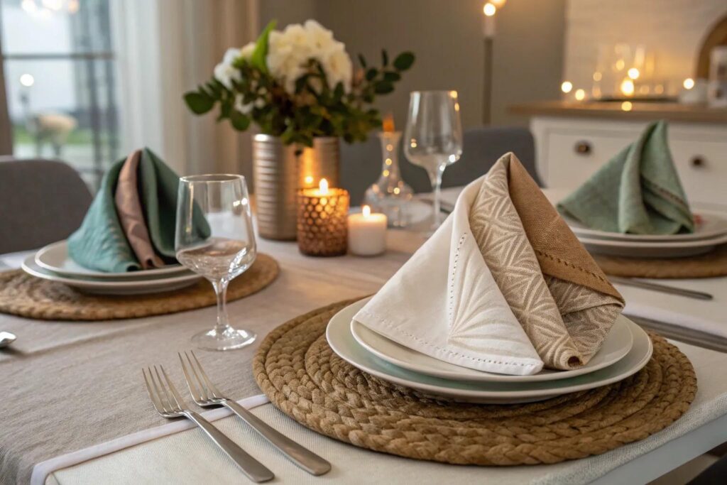 16+ Creative Cloth Napkin Folding Ideas