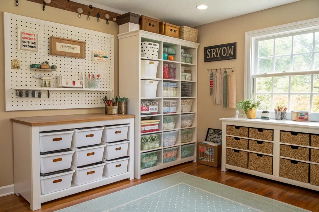 18+ Smart Craft Storage Room Ideas
