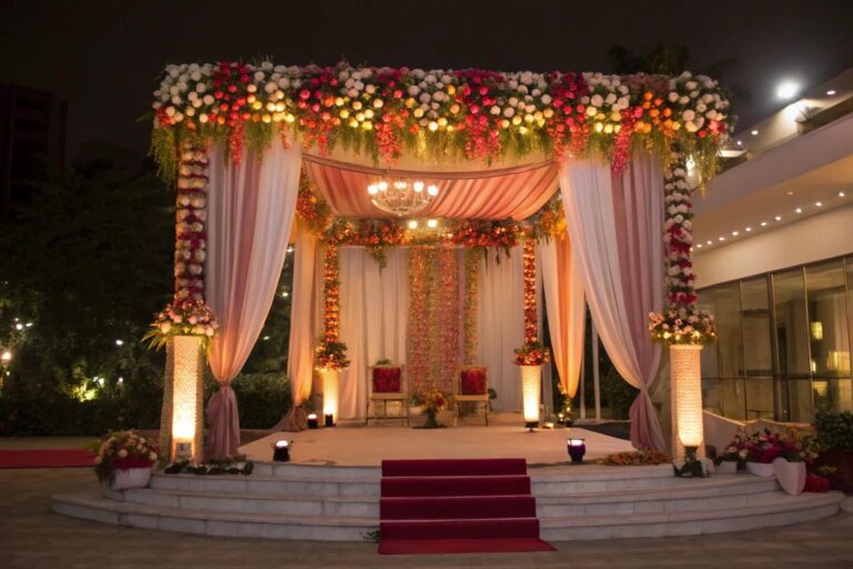 16+ Elegant Hindu Wedding Mandap Decoration Ideas