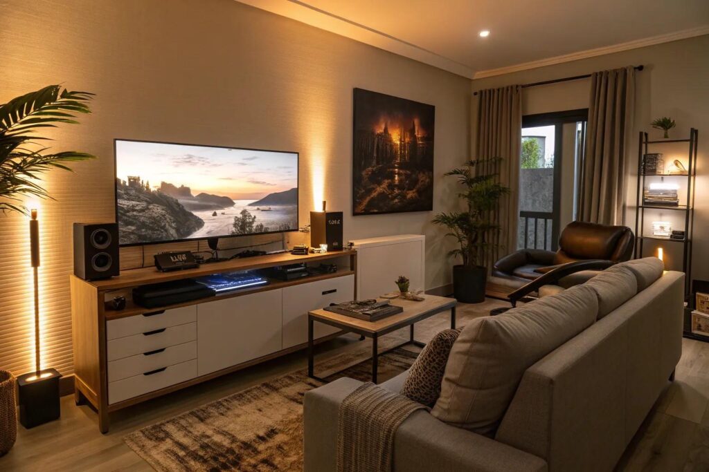 12+ Stylish Living Room PC Setup Ideas