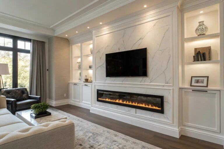 15+ Stylish Modern Electric Fireplace Ideas