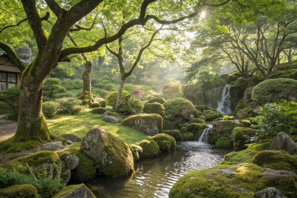 19+ Inspiring Moss Rock Landscape Ideas