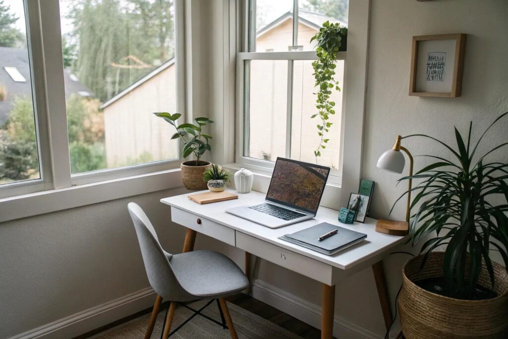 19+ Clever Office in Small Space Ideas