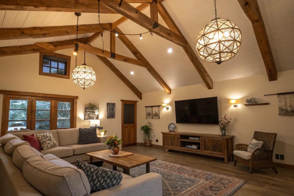 18+ Inspiring Rafter Lighting Ideas for Your Home