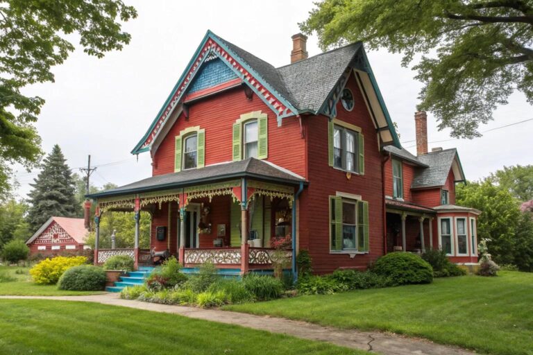 18+ Stylish Trim Colors for Red Brick Homes