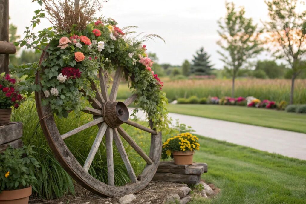 14+ Creative Wagon Wheel Decor Ideas