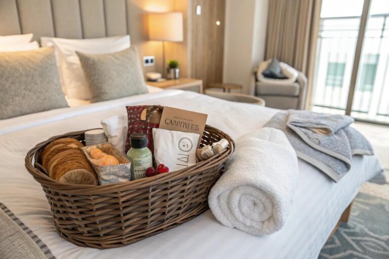 19+ Charming Welcome Basket Ideas for House Guests