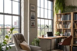 16+ Creative Home Office Back Wall Design Ideas