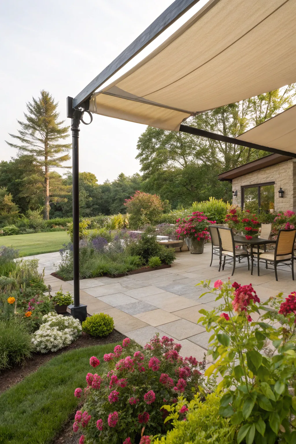 Stylish Patio Covers Using Canvas Solutions - Light and Layer